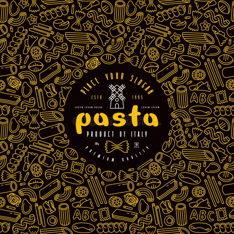 Pasta Label Stock Illustrations – 4,909 Pasta Label Stock Illustrations ...