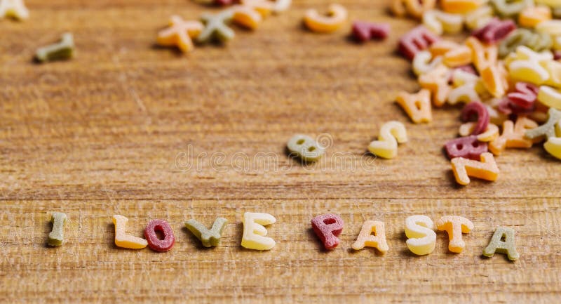 Pasta letters stock photo. Image of cuisine, pasta, food - 52498212