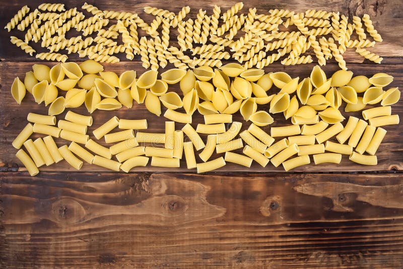 Different Kinds Of Macaroni Stock Image - Image of spiral, penne: 22131187