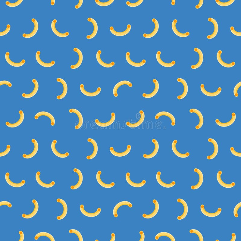 Pasta Macaroni Seamless Pattern Vector Background Stock Vector ...