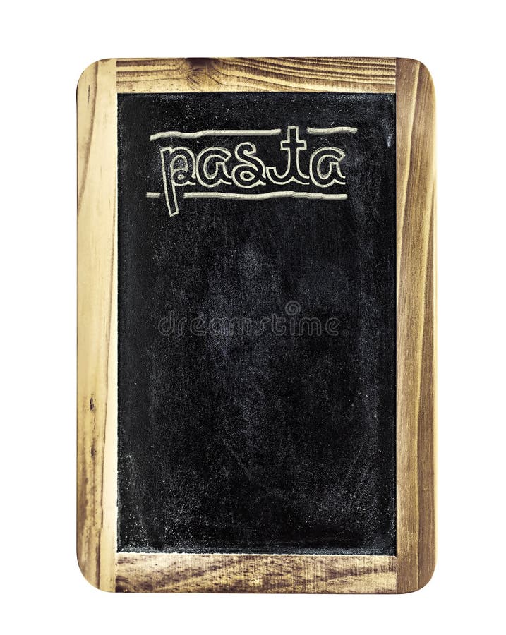 Pasta Menu Header Spelled Using Pasta on Black Stock Photo - Image of ...