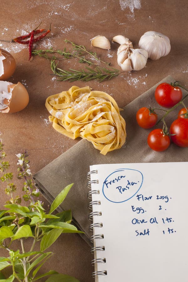 Pasta menu stock photo. Image of background, cookbook - 56923256