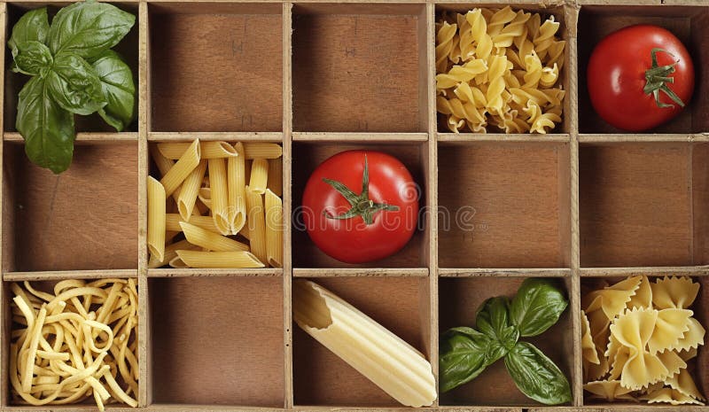Pasta mix stock photo. Image of objects, closeup, delicious - 26824406