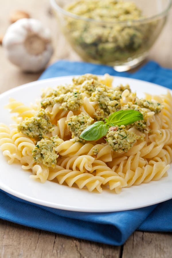 Pasta with olive tapenade stock photo. Image of ingredient - 24239424