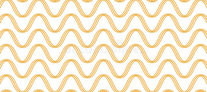 Pasta Pattern, Wavy Lines, Waves of Spaghetti Stock Vector ...