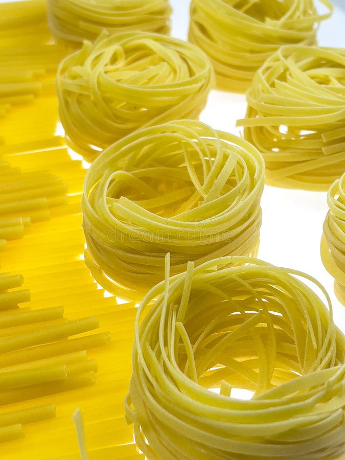 Pasta Pattern on a White Background Close-up Stock Image - Image of ...