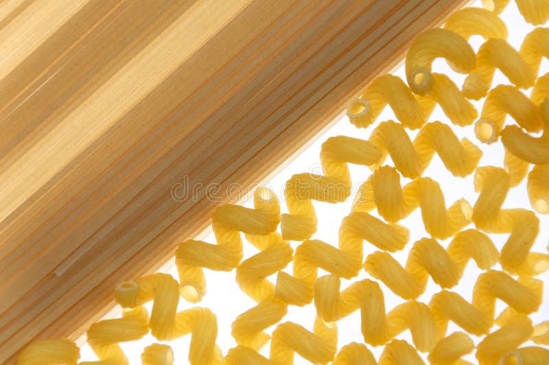 Pasta Pattern on a White Background Close-up Stock Photo - Image of ...