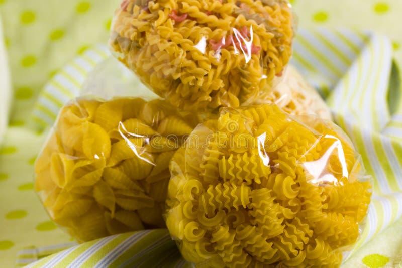 Pasta Penne Rigate and Noodles Stock Photo - Image of organic ...