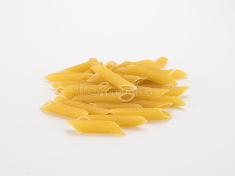 Pasta in a Pile stock image. Image of tubular, cooking - 81909141