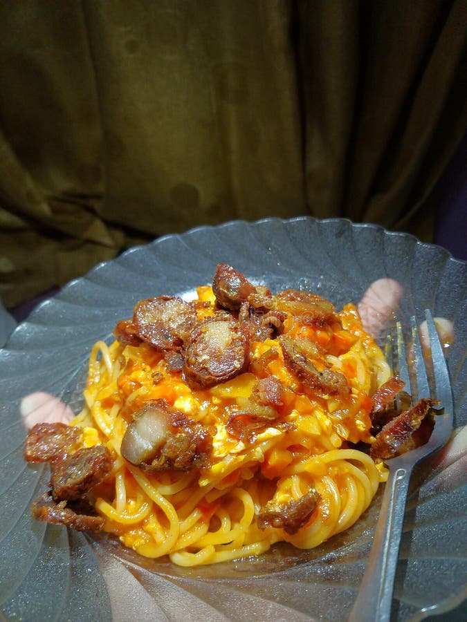 Pasta pork local stock photo. Image of dessert, plant - 205074094