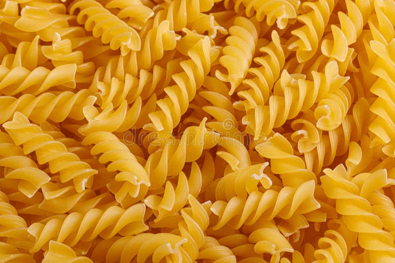 Pasta Products in the Form of a Spiral, Texture Stock Image - Image of ...