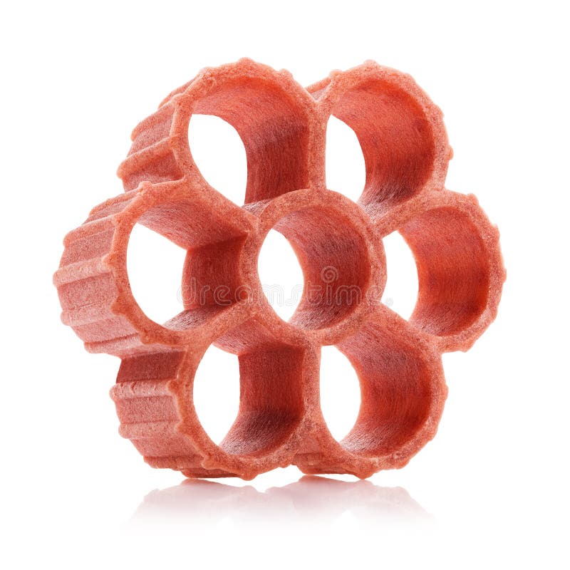 Pasta Red from Hard Wheat Varieties, Isolated. Photo Taken by Stacking ...