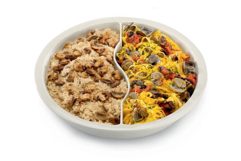 Pasta and rice stock photo. Image of meal, meat, crust - 17761258