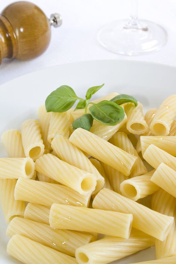 Pasta rigatoni stock image. Image of dish, rigatoni, type - 5799829