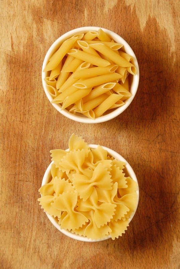 Pasta selection stock image. Image of farfalle, lunch - 16554833
