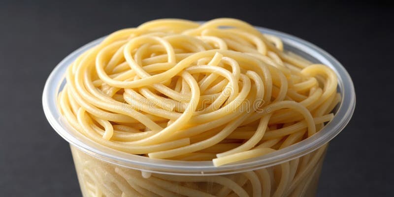Pasta Serving a Closeup of a Tightly Curled Serving of Spaghetti that ...