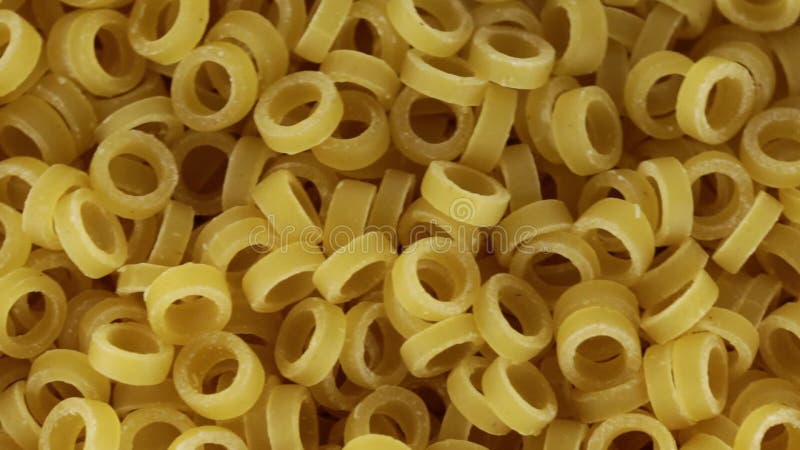 Pasta in the Shape of Rings Stock Footage - Video of tender, eggs ...