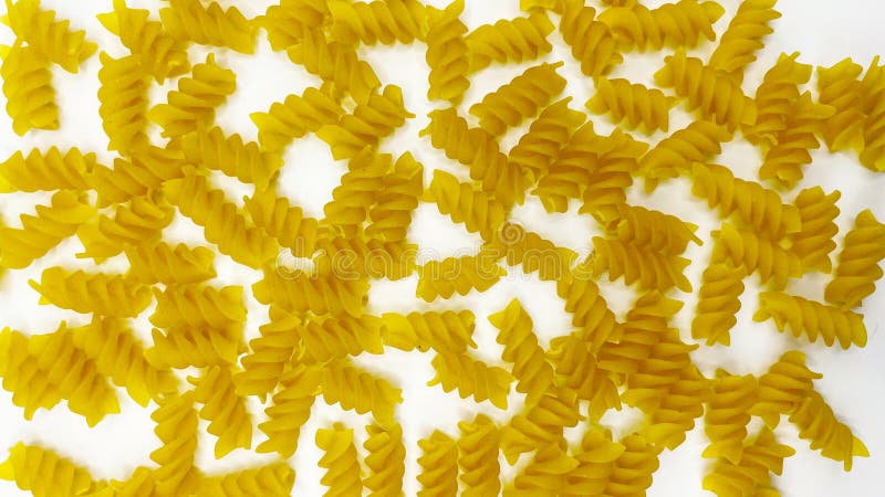 Pasta in the Shape of a Spiral. Macro Photo of Pasta. Pasta Background ...