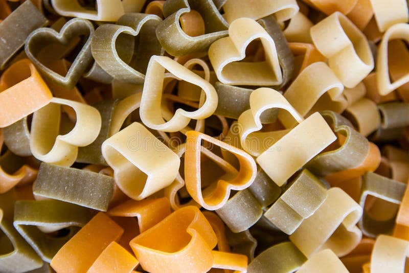 Pasta shaped heart stock photo. Image of delicious, heart - 25040752