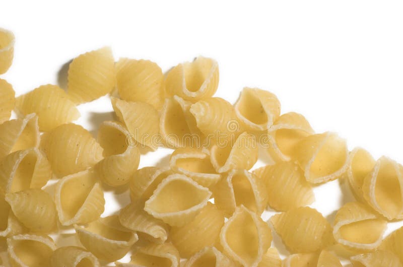 Pasta Shells stock image. Image of semolina, isolate, durham - 1001991