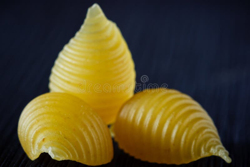Pasta Shells stock image. Image of shell, yellow, wheat - 136756429