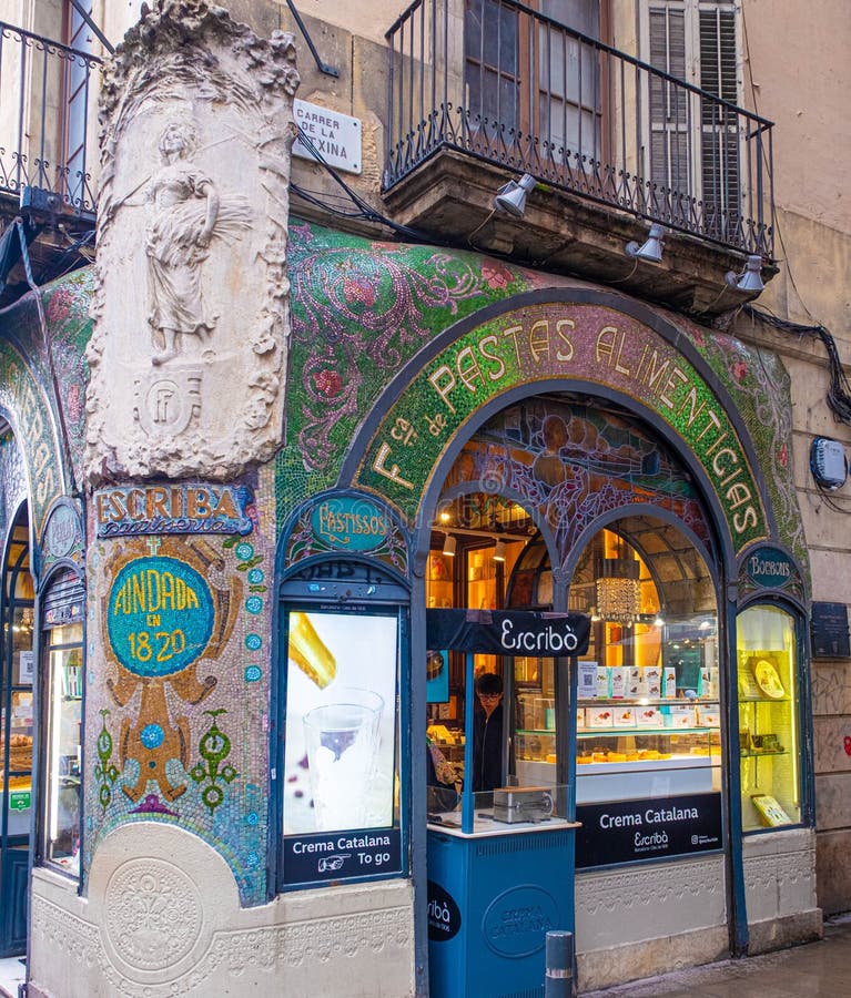 Pasta Shop in Barcelona Spain Editorial Photography - Image of journey ...