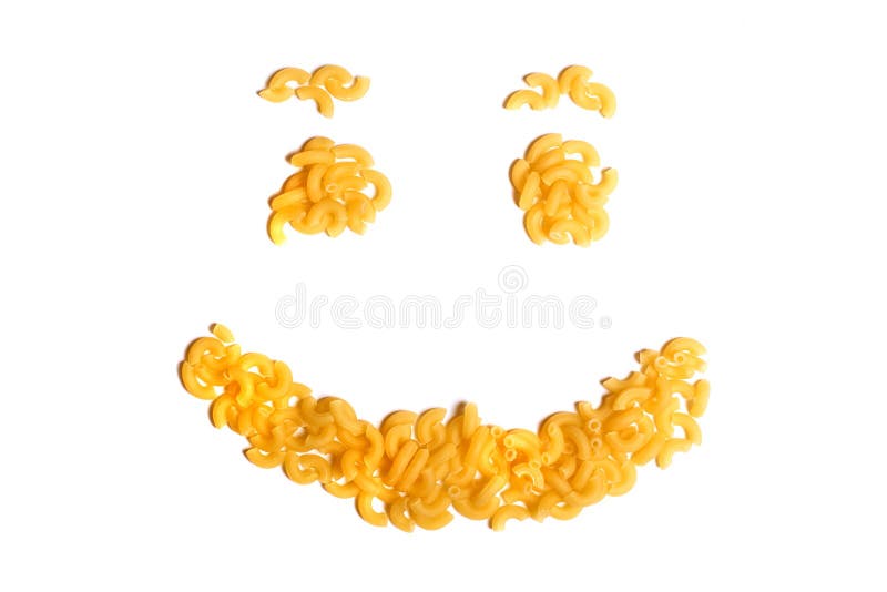 Pasta smile stock photo. Image of macaroni, italian, cuisine - 6637930
