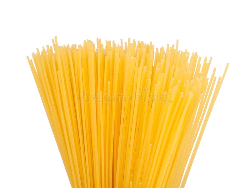 Pasta Spaghetti Dry Isolated on the White Stock Photo - Image of pasta ...