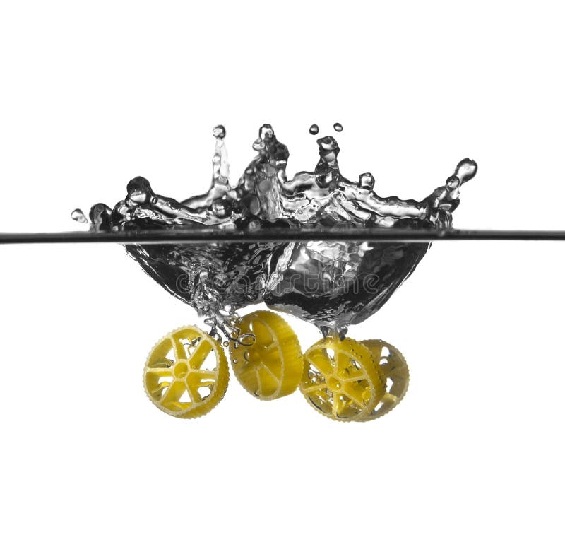 Pasta splash in water stock photo. Image of dried, italy - 14247772