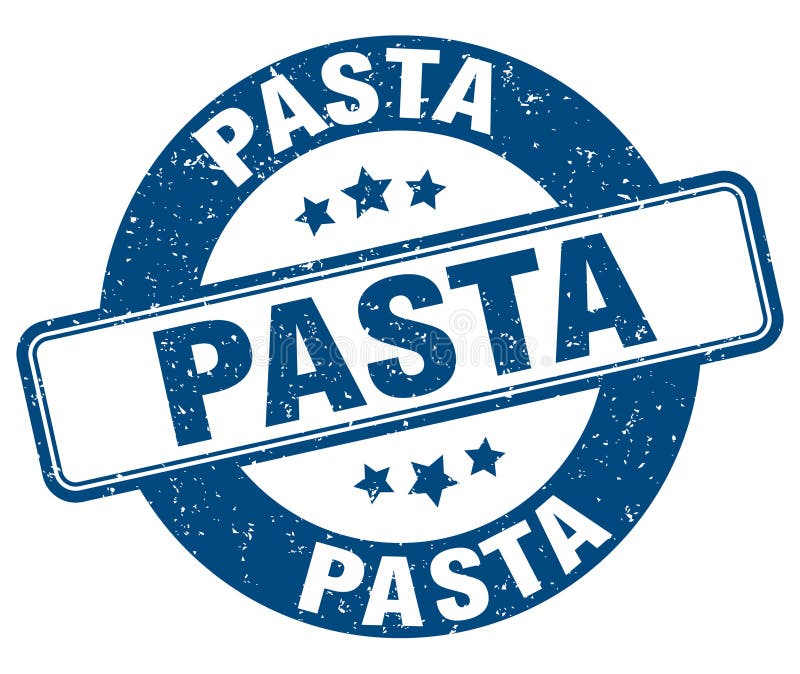 Pasta Stamp. Pasta Label. Round Grunge Sign Stock Vector - Illustration ...