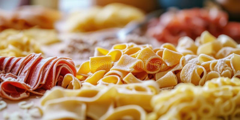 Pasta Table stock image. Image of serving, cuisine, plate - 377265655