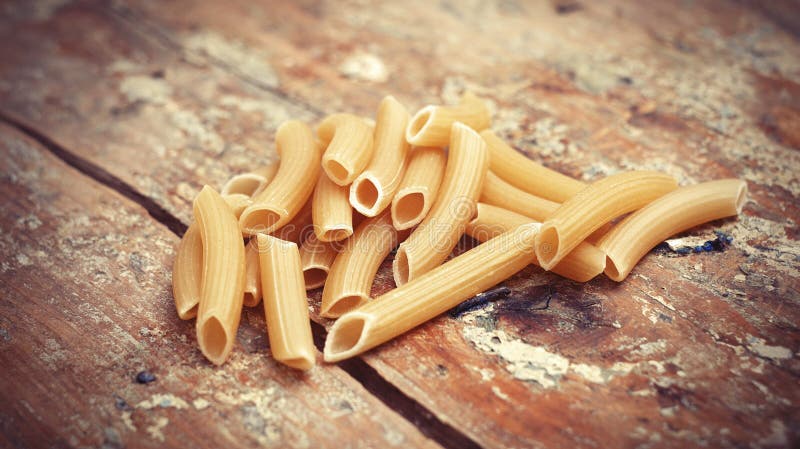 Pasta on table stock photo. Image of gourmet, recipe - 63612344