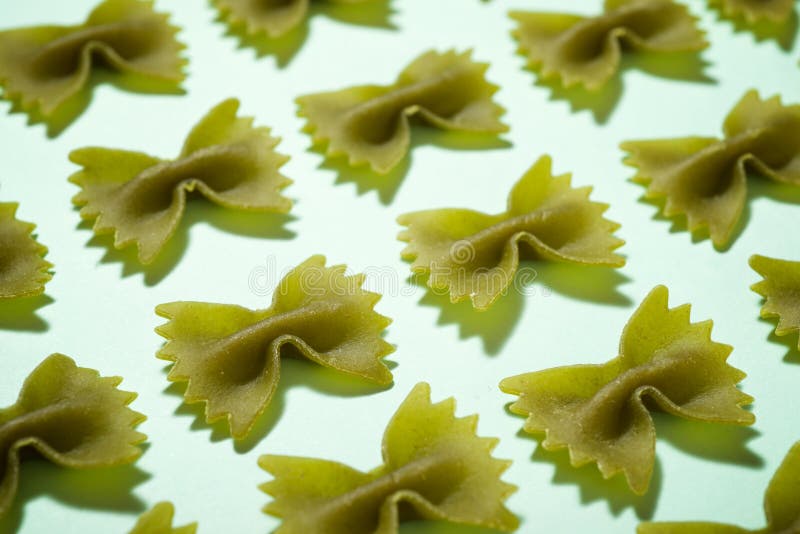 Pasta ties close up stock image. Image of collection - 209261525