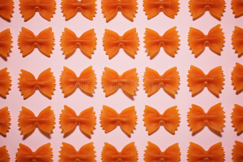 Pasta ties close up stock image. Image of life, cuisine - 209261539