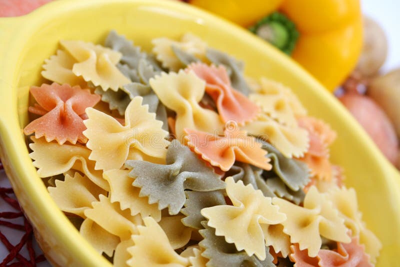 Pasta tricolore stock image. Image of food, dinner, lunch - 37203245