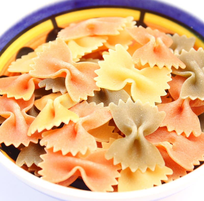 Pasta tricolore stock photo. Image of pasta, gourmet - 37205390