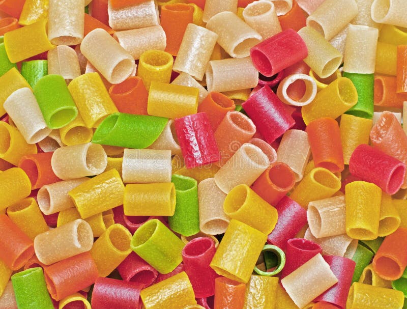 Colorful pasta stock photo. Image of dried, form, diet - 17445450