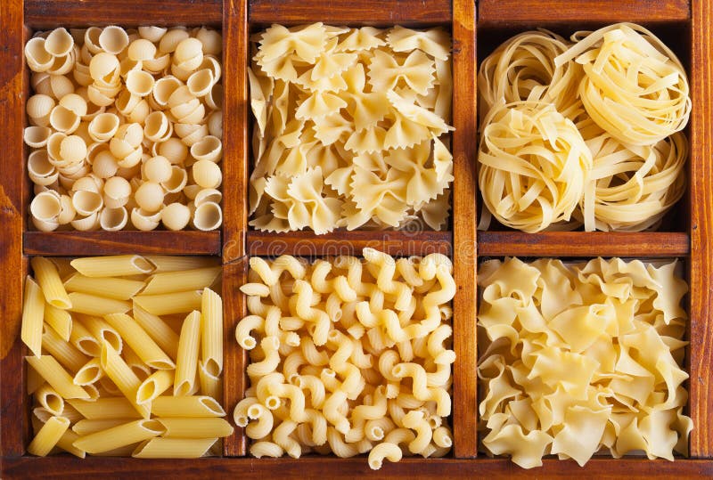 Pasta variety stock image. Image of ingredient, brown - 26757959