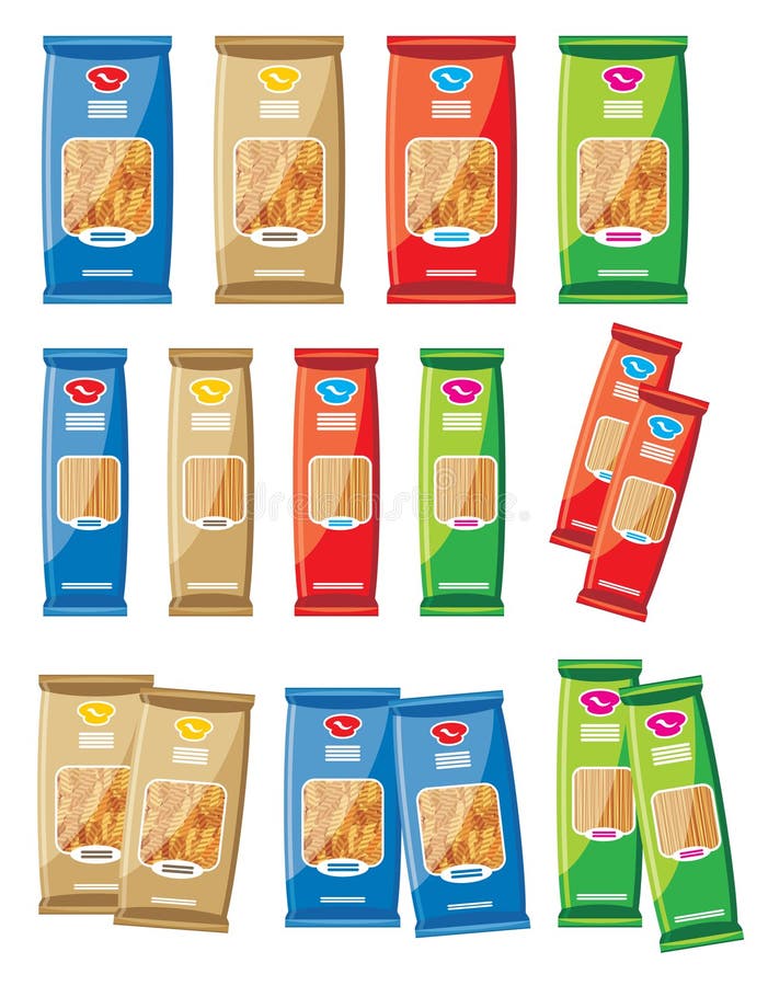 Pasta. vector stock vector. Illustration of drink, wheat - 34038519