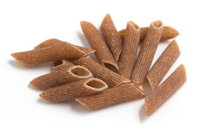 Pastas Integrales Primer En Un Penne Integral Imagen de archivo ...