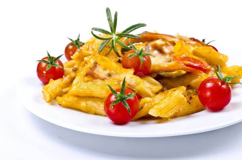 Paste au gratin stock image. Image of food, portion, broccoli - 21162489