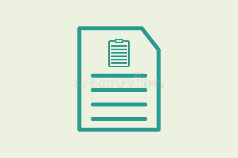 Paste Document Icon. Icon Related To UI Elements. Suitable for Web Site ...