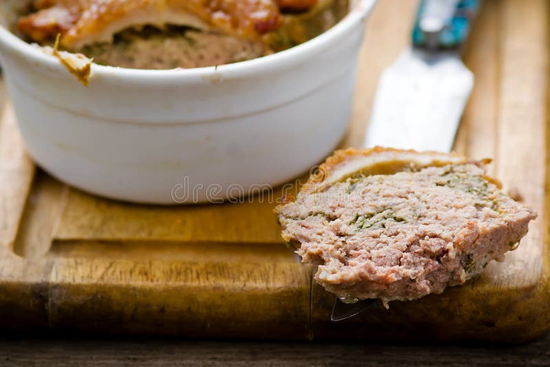 Paste from a duck meat. stock photo. Image of slice, snack - 51161586