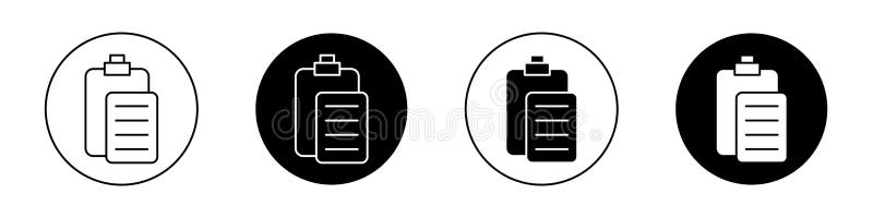 Paste icon, icon stock vector. Illustration of multiple - 258929894