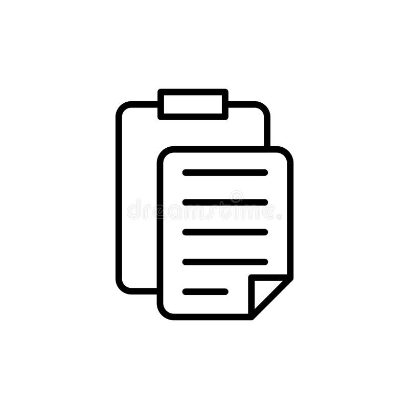 Paste icon, icon stock vector. Illustration of multiple - 258929894