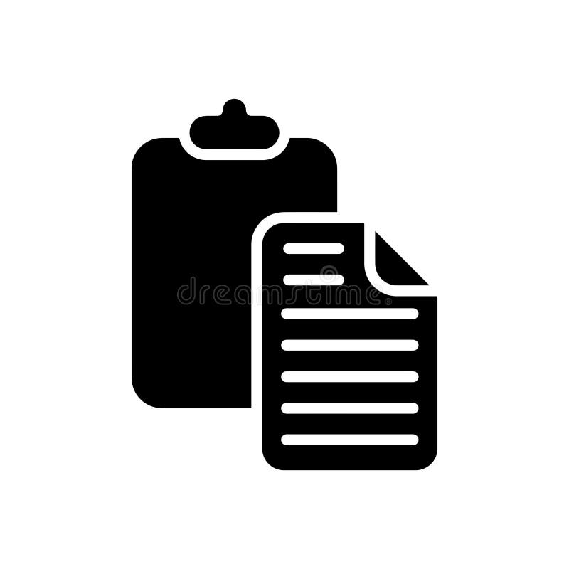 Paste icon, icon stock vector. Illustration of multiple - 258929894