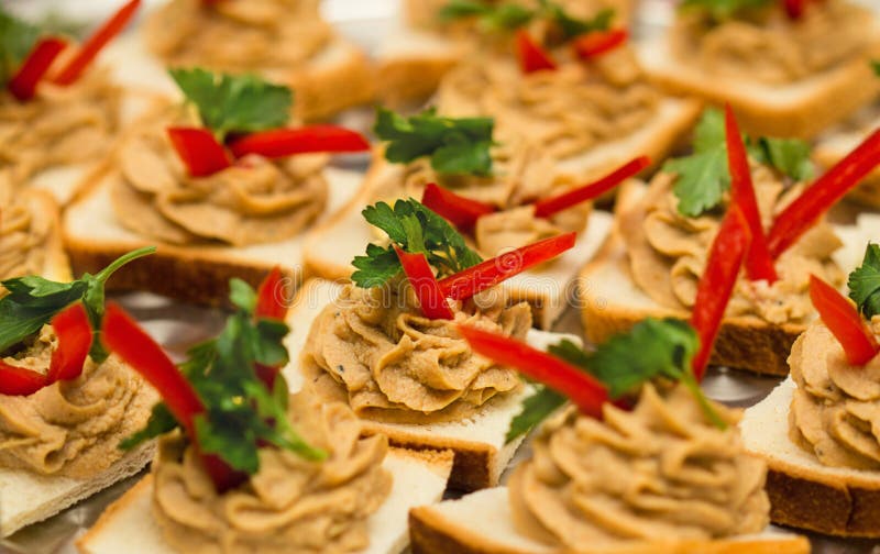 Paste sandwich snack stock image. Image of duck, lunch - 33950243