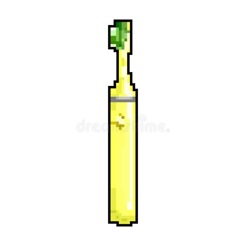 Paste Tooth Brush Game Pixel Art Vector Illustration Stock Vector ...