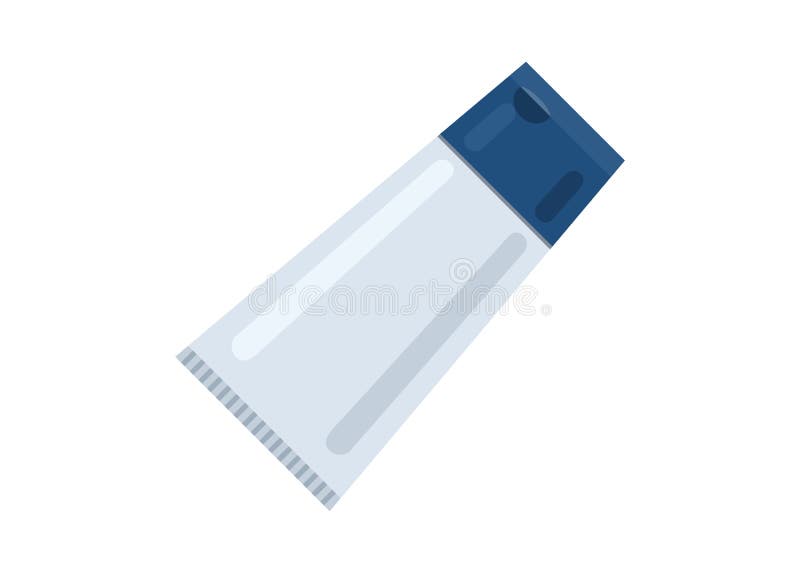 Paste Tube Packaging. Simple Flat Illustration. Stock Vector ...