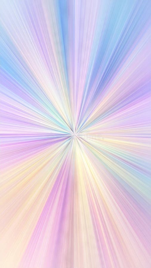 Pastel Abstract Background with Radiating Light Rays Stock Illustration ...